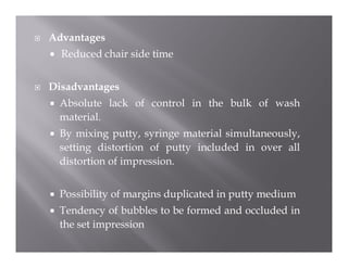 Impression techniques | PDF