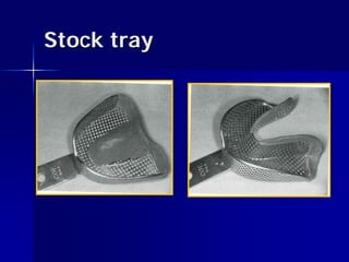 Impression techniques and materials partial dentures yr 3 | PDF