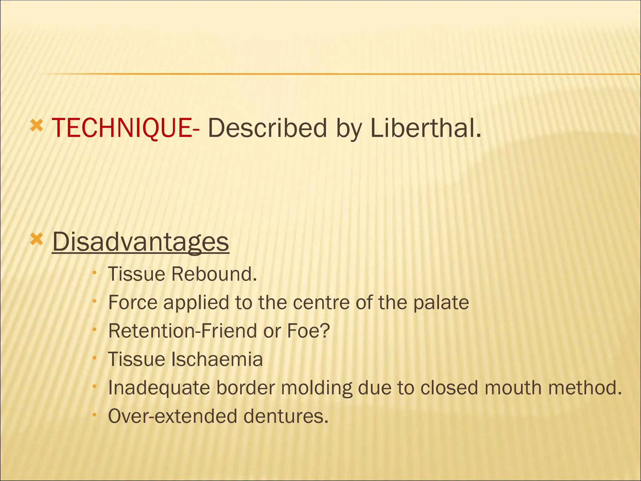 Impression techniques in complete dentures.ppt