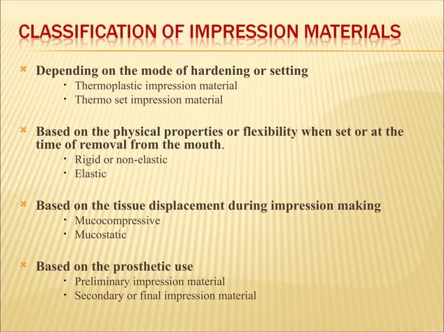 Impression techniques in complete dentures.ppt | Oral care | Personal Care