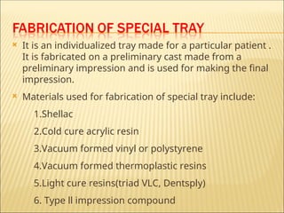 Impression techniques in complete dentures.ppt