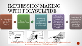 Impression techniques in fpd | PPTX