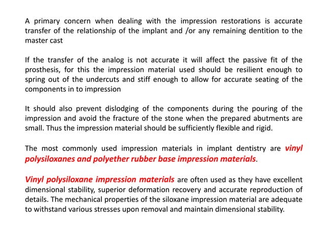 Impression techniques in implants | PPTX