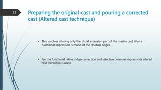 Impression techniques in Removable partial denture.pptx