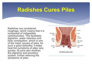 Impressive health benefits of radish A series of Presentation By Mr ...
