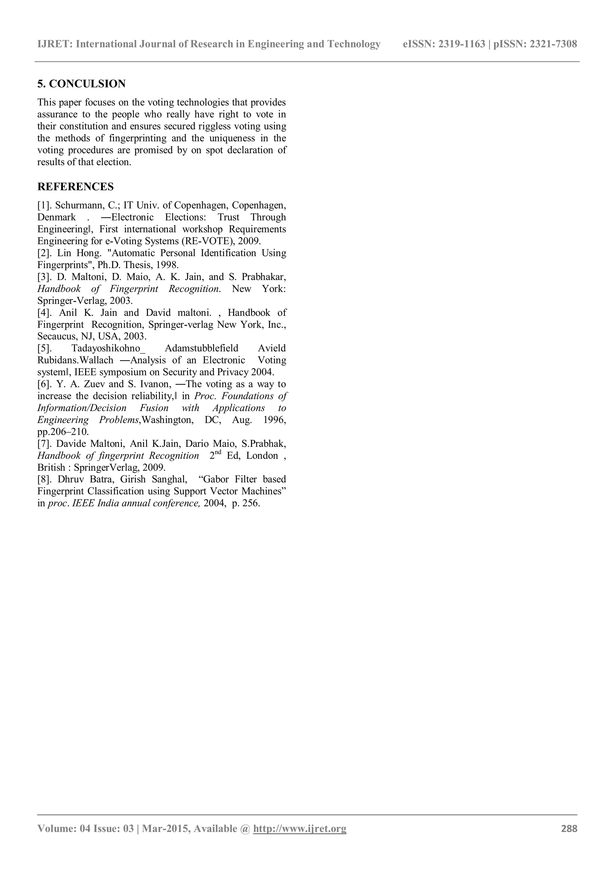 Impressive smart card based electronic voting system | PDF | Elections ...