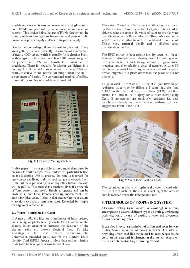 Impressive smart card based electronic voting system | PDF | Elections ...