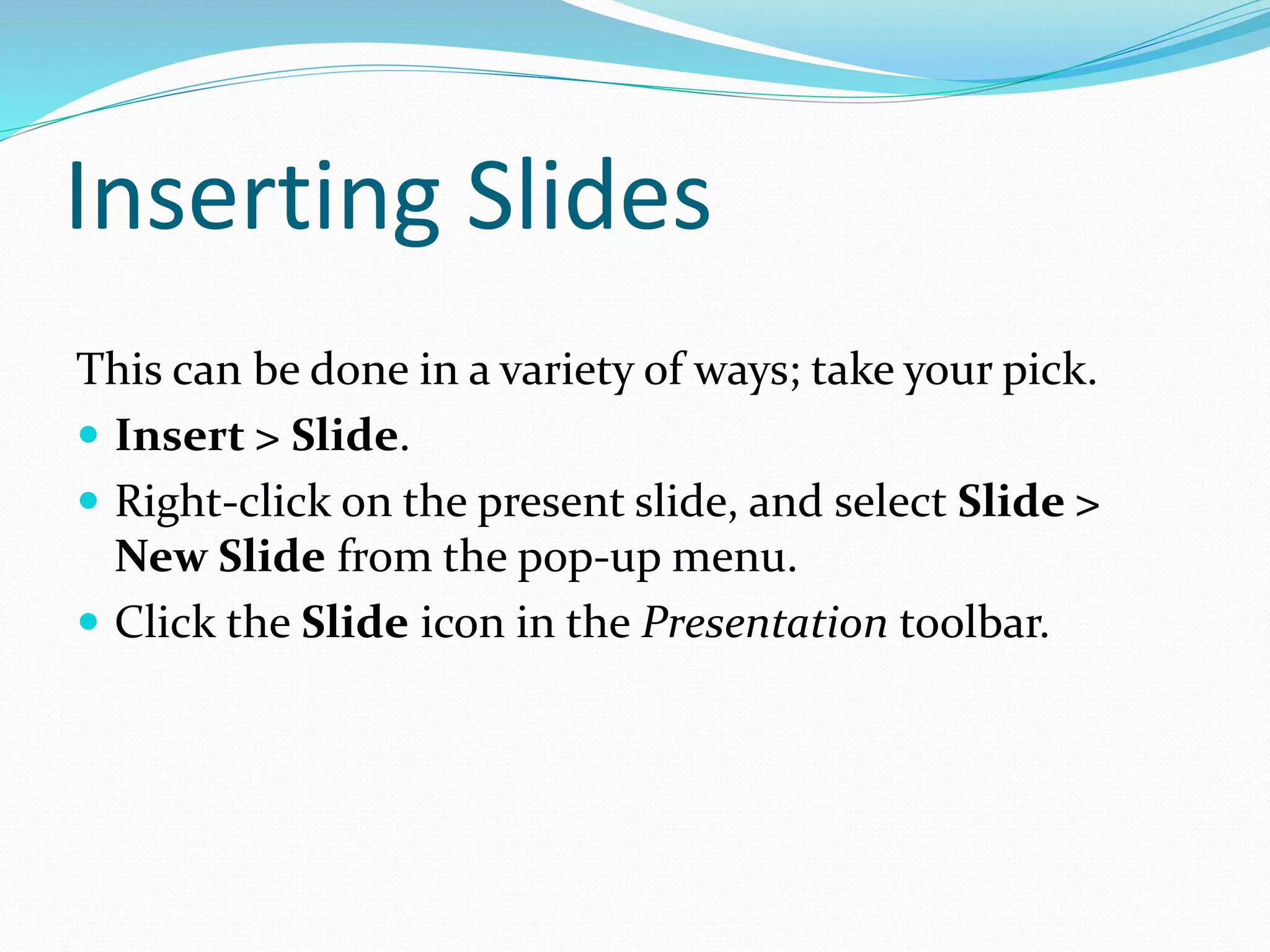 Libre Office Impress Lesson 1 | PPTX