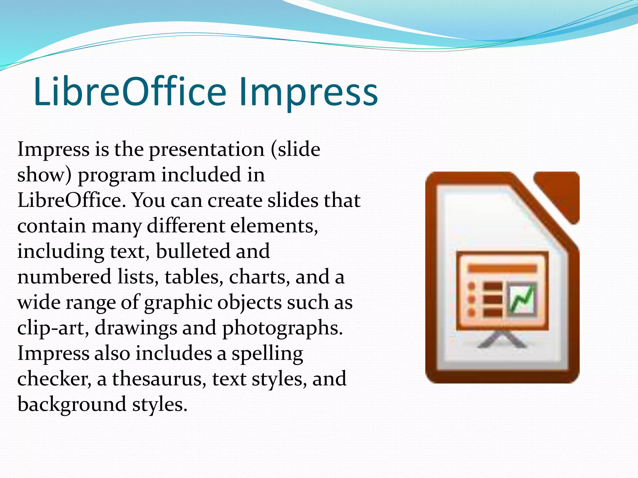 Libre Office Impress Lesson 1 | PPTX
