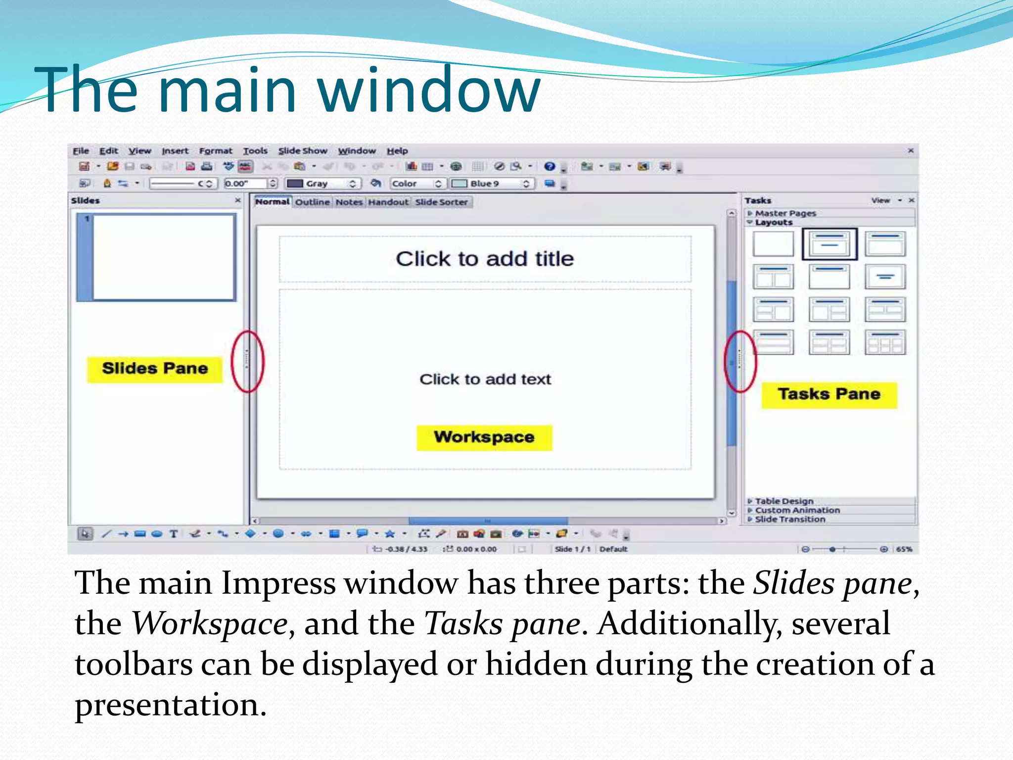 Libre Office Impress Lesson 1 | PPTX