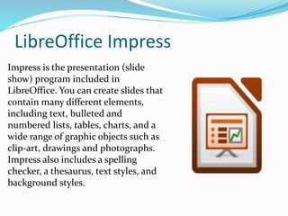 Libre Office Impress Lesson 1 | PPTX