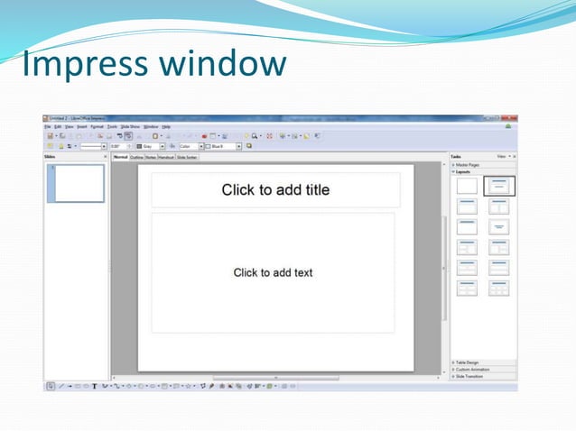 Libre Office Impress Lesson 1 | PPTX