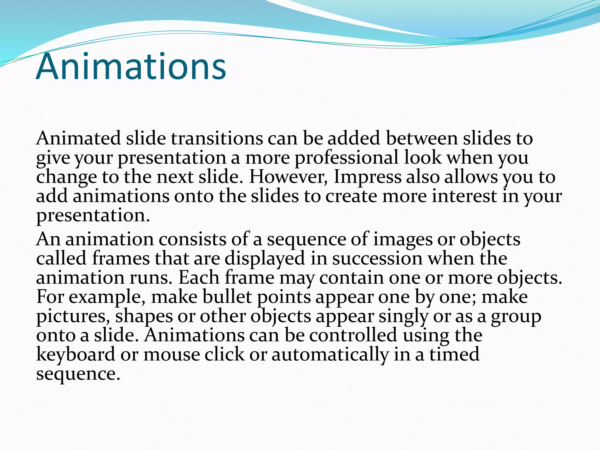 Libre Office Impress Lesson 3: Adding and Formatting pictures | PPTX