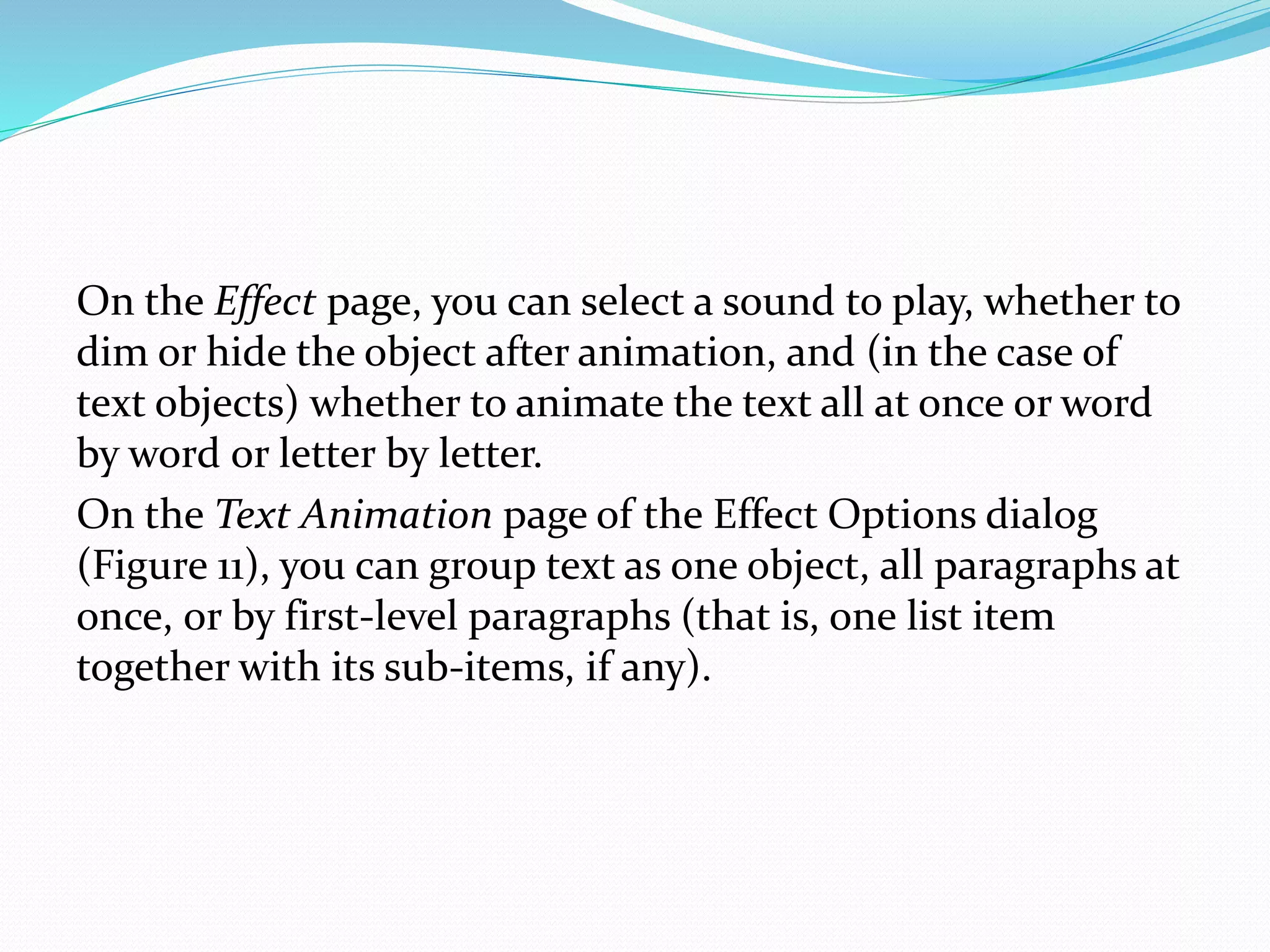 Libre Office Impress Lesson 5: Slide shows and animations | PPTX