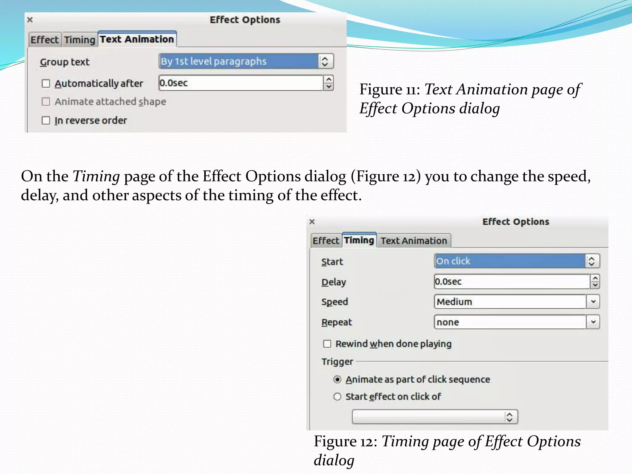 Libre Office Impress Lesson 5: Slide shows and animations | PPTX