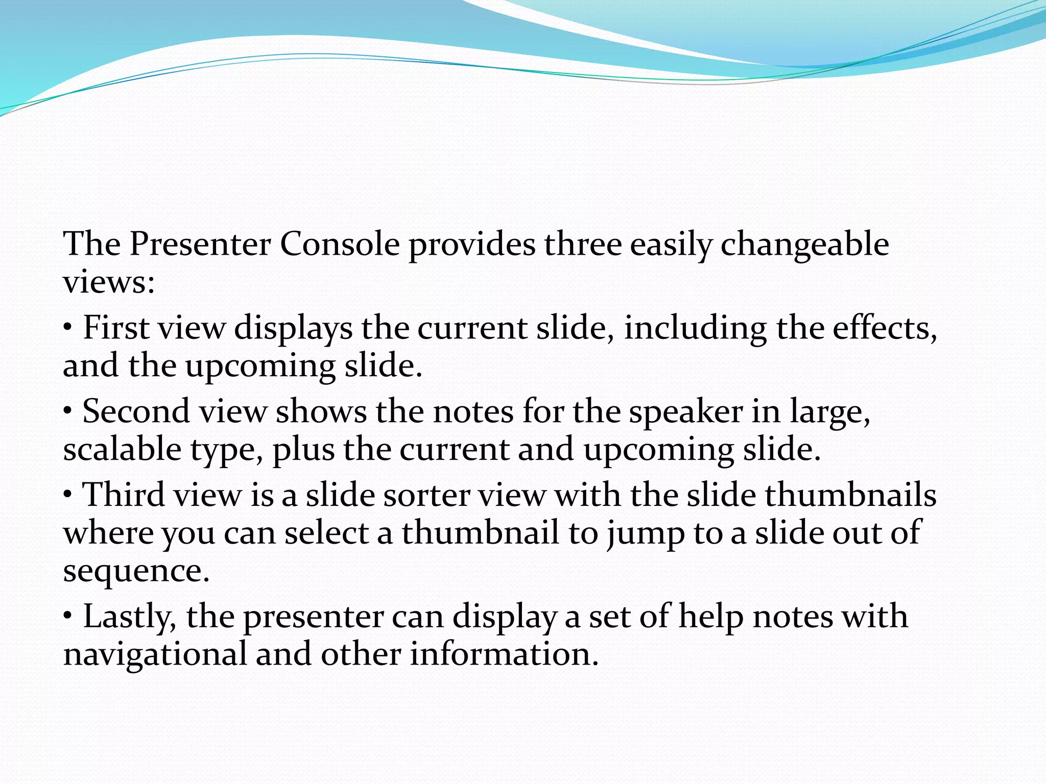 Libre Office Impress Lesson 5: Slide shows and animations | PPTX