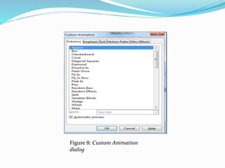 Libre Office Impress Lesson 5: Slide shows and animations | PPTX
