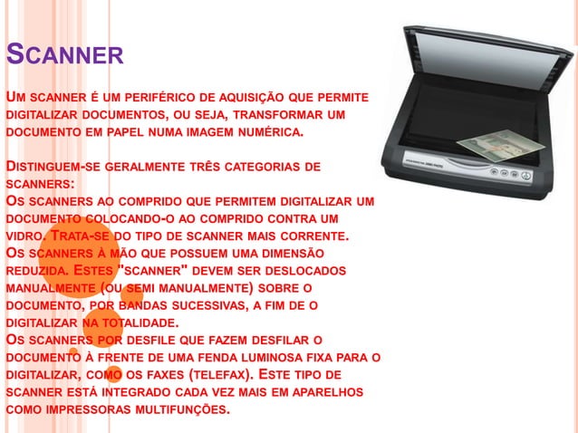 impressora scanner | PPTX