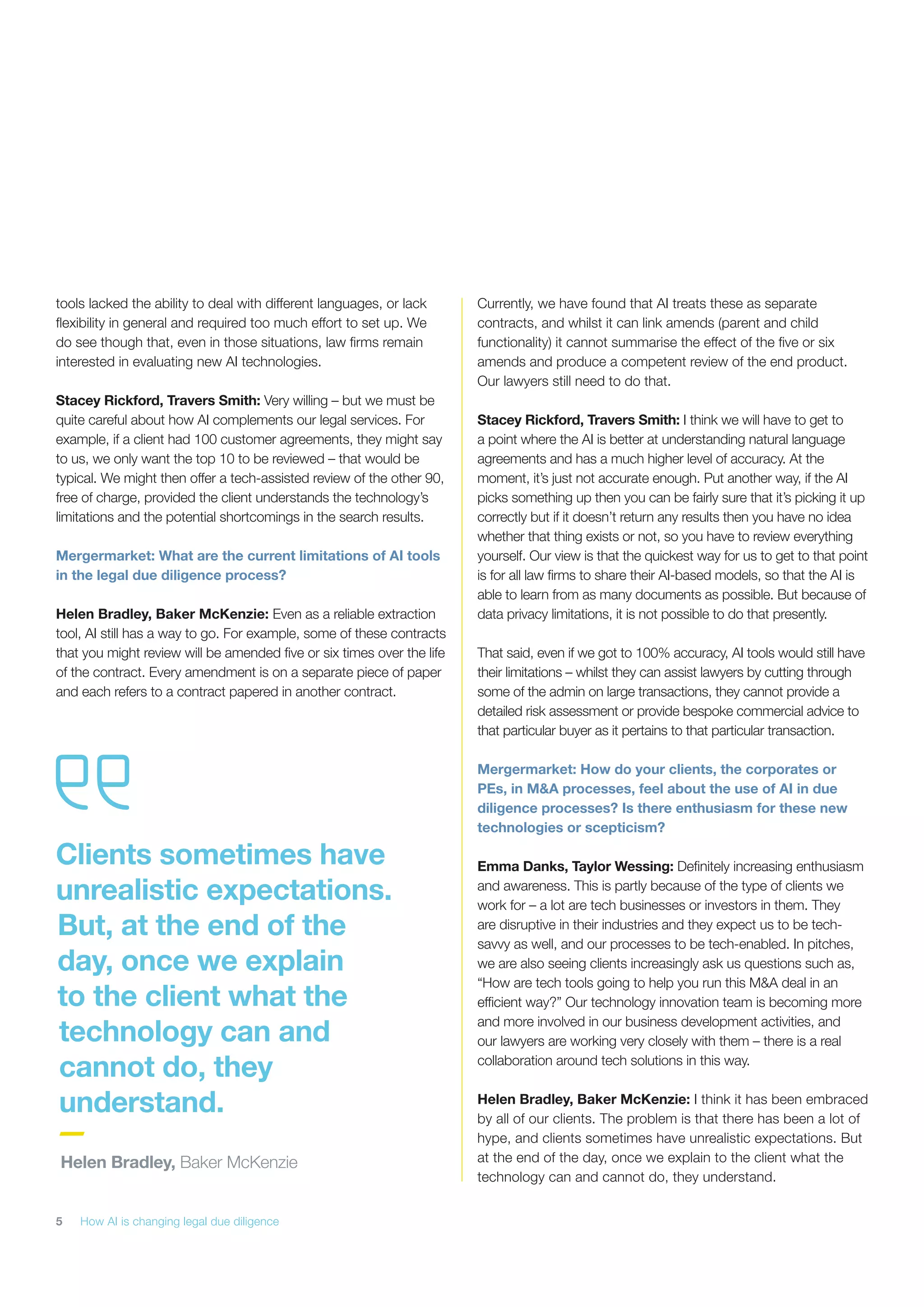 How AI is changing legal due diligence | PDF