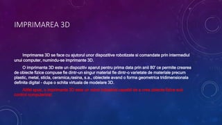 Imprimare 3 d | PPTX