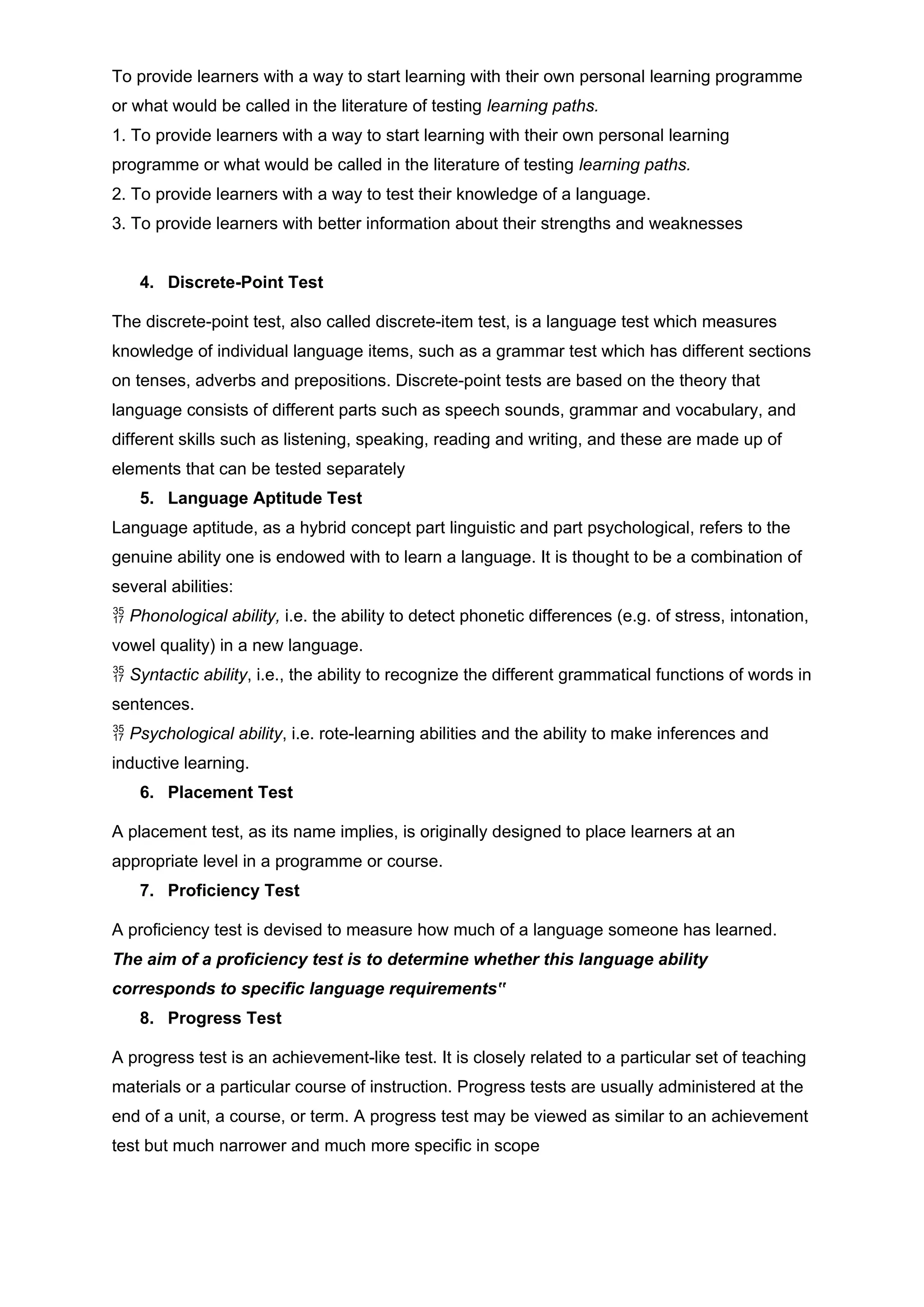 assessment and feedback in english language learning | PDF