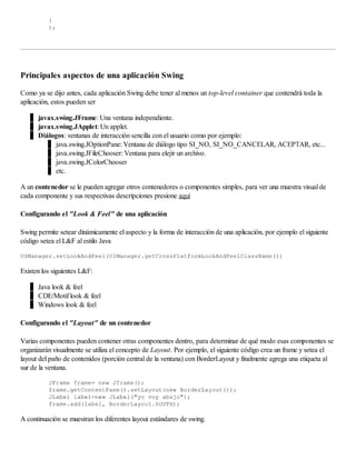 Imprimir swing | PDF
