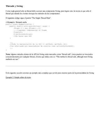 Imprimir swing | PDF