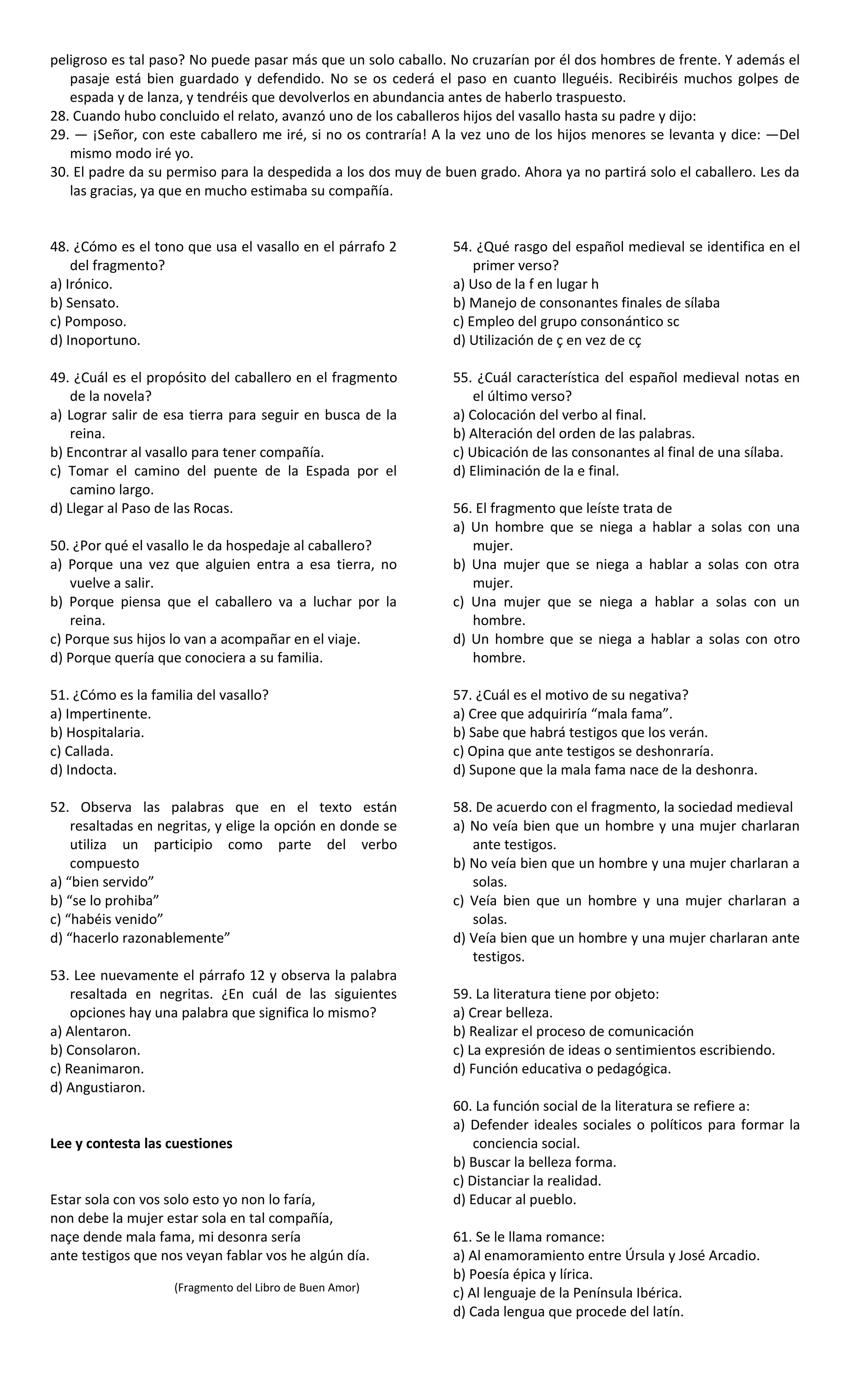 Cuadernillo de Ejercicios para Español. 3er. Grado. | DOC
