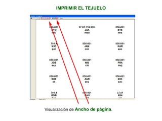 Imprimir tejuelo | PDF