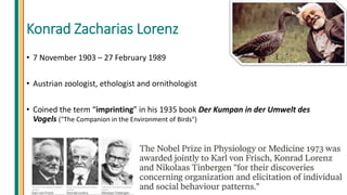 Imprinting in ethology and psychology | PPTX