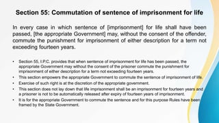 Imprisonment for life | PPTX