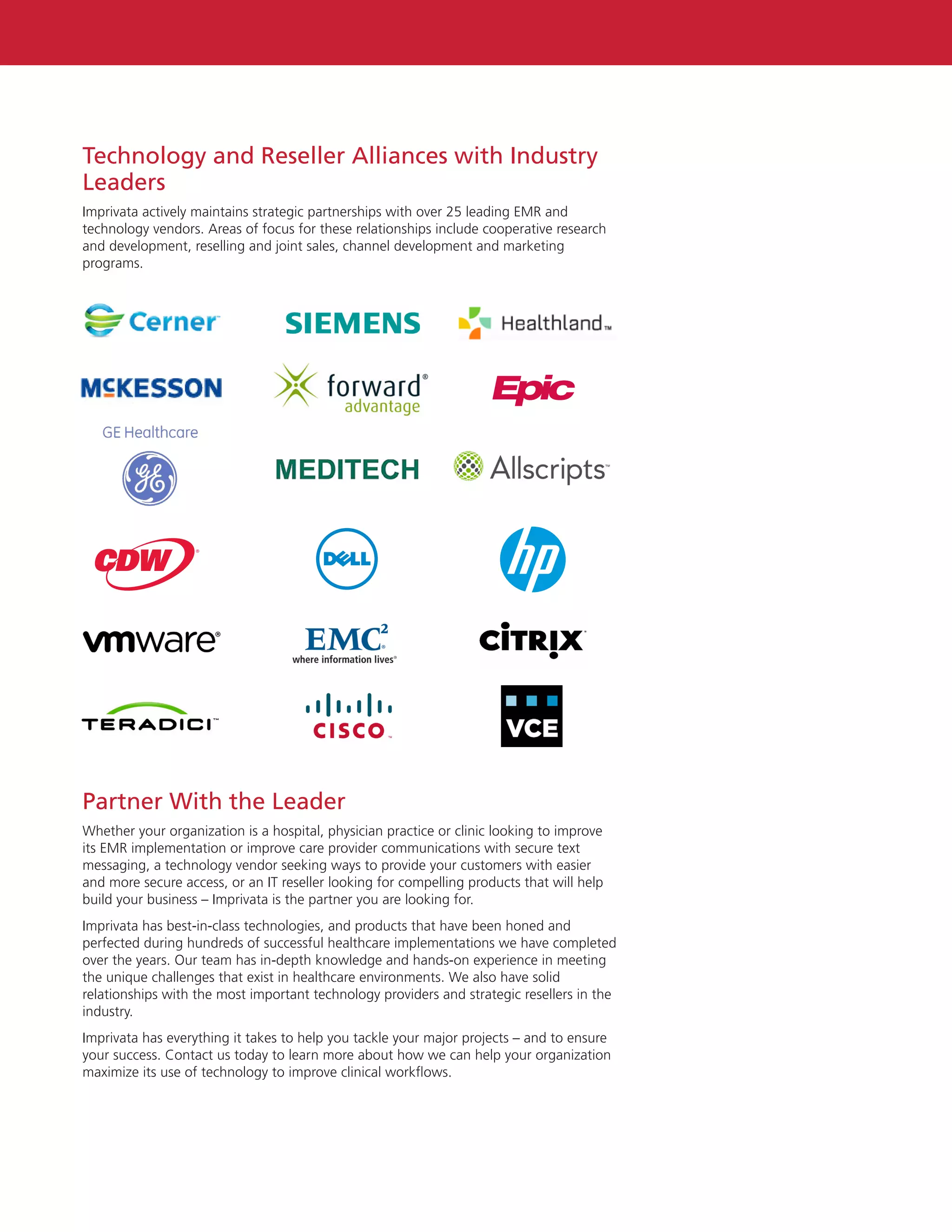 Imprivata Corporate Factsheet | PDF