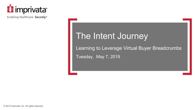 Imprivata & True Influence - SDSummit Case Study 2019 w/ Naomi Marr & Lynne Powers | PPT