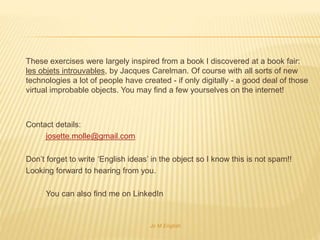 Improbable objects | PPTX