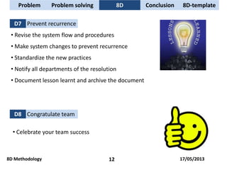 8D problem solving | PPTX