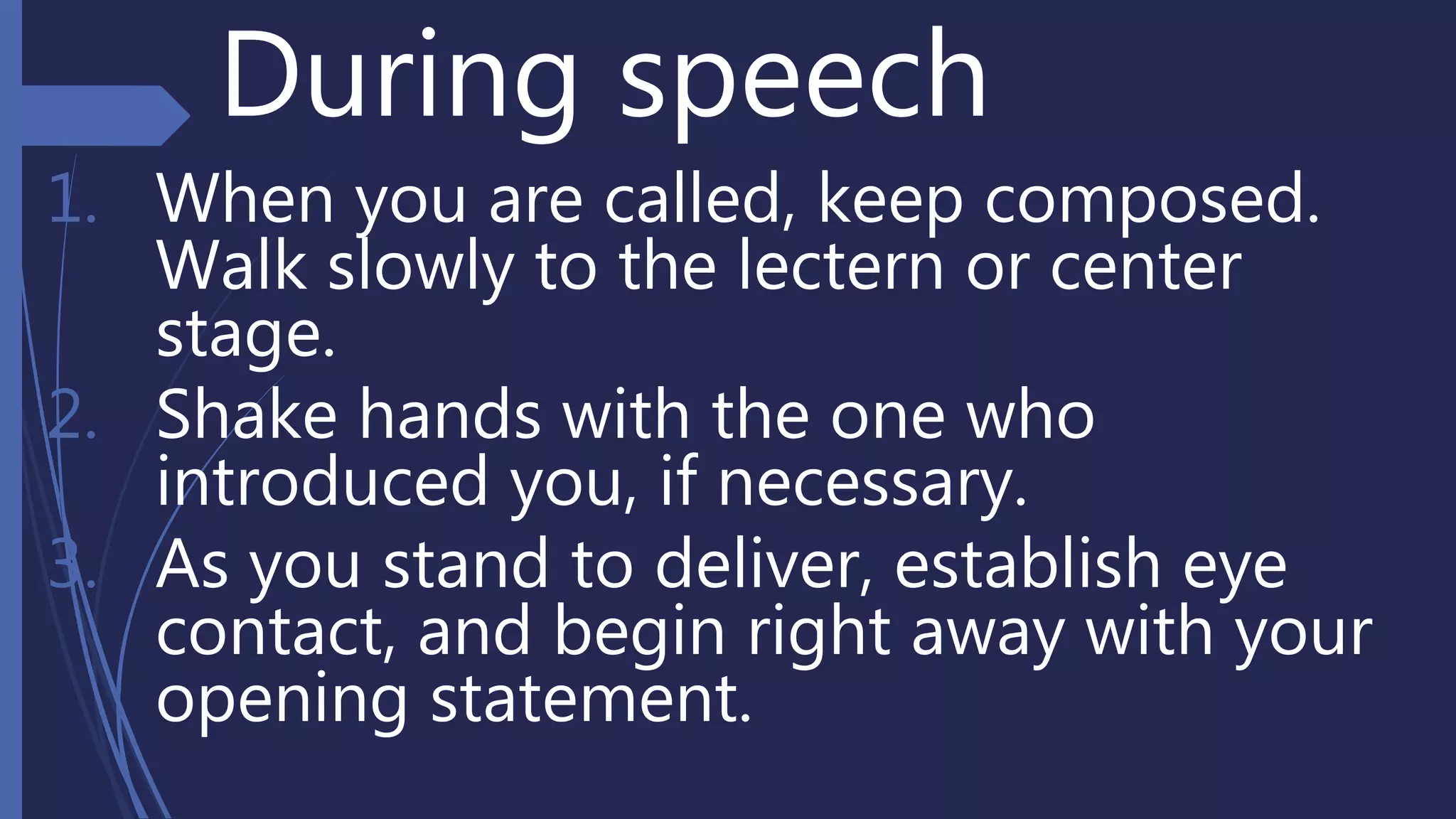 Impromptu speech | PPTX