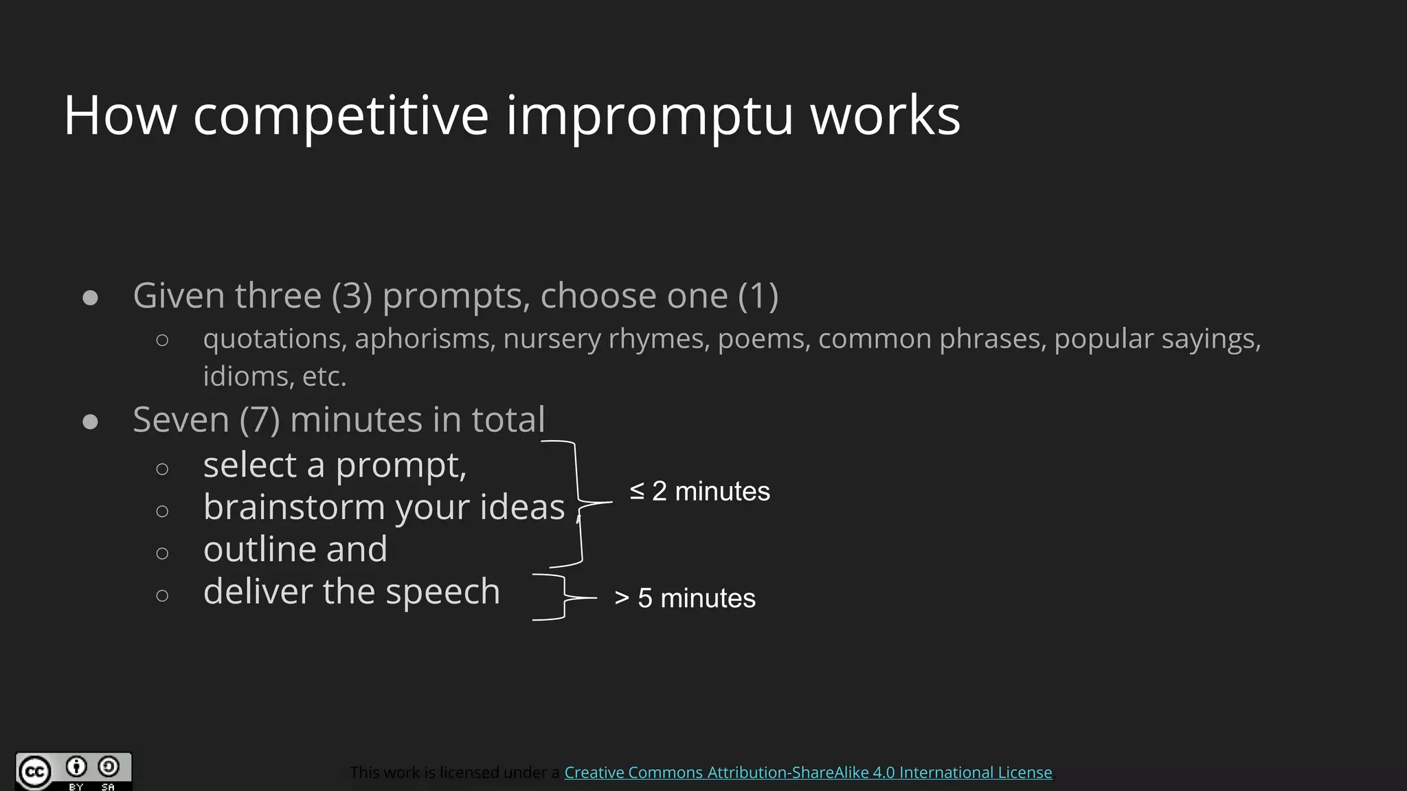 Impromptu speech | PPTX