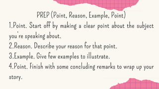 PowerPoint Presentation for Impromptu Speech | PPT