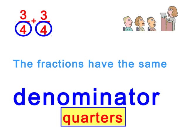 Adding and Subtracting Improper Fractions | PPT