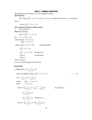 Improper integral | PDF