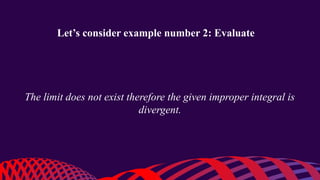 integral calculus-IMPROPER INTEGRALS.ppsx