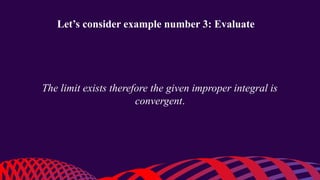 integral calculus-IMPROPER INTEGRALS.ppsx