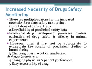IMPROTANCE OF SAFETY MONITORING OF MEDICINES.pptx