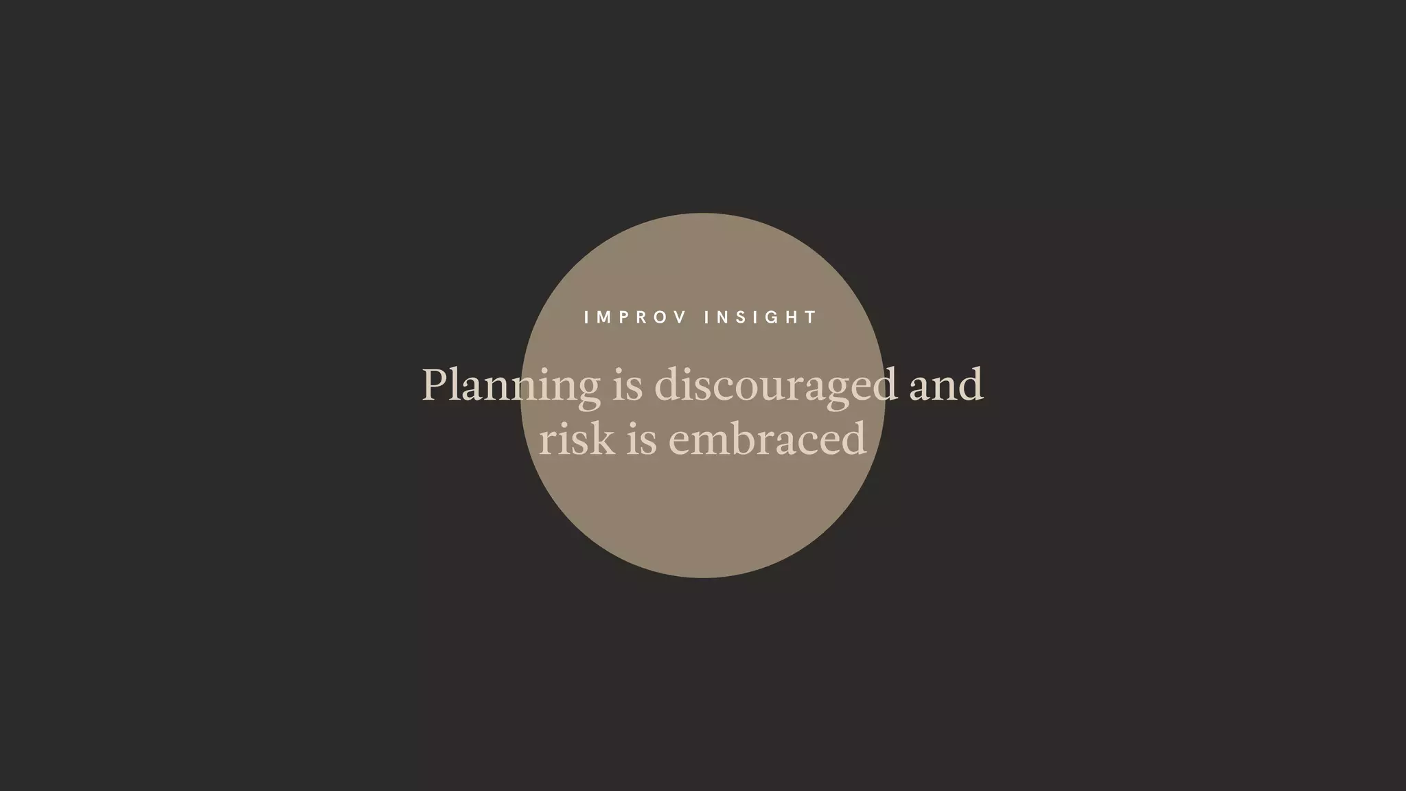 Improv and Project Management | PPT