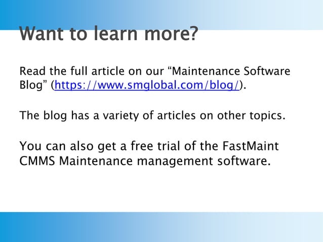 How To Improve Your Maintenance Spare Parts Management | PPTX ...