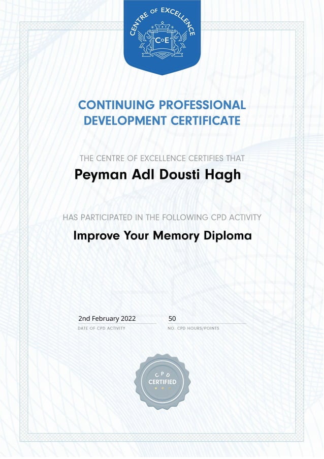 Diploma-Improve Memory | PDF