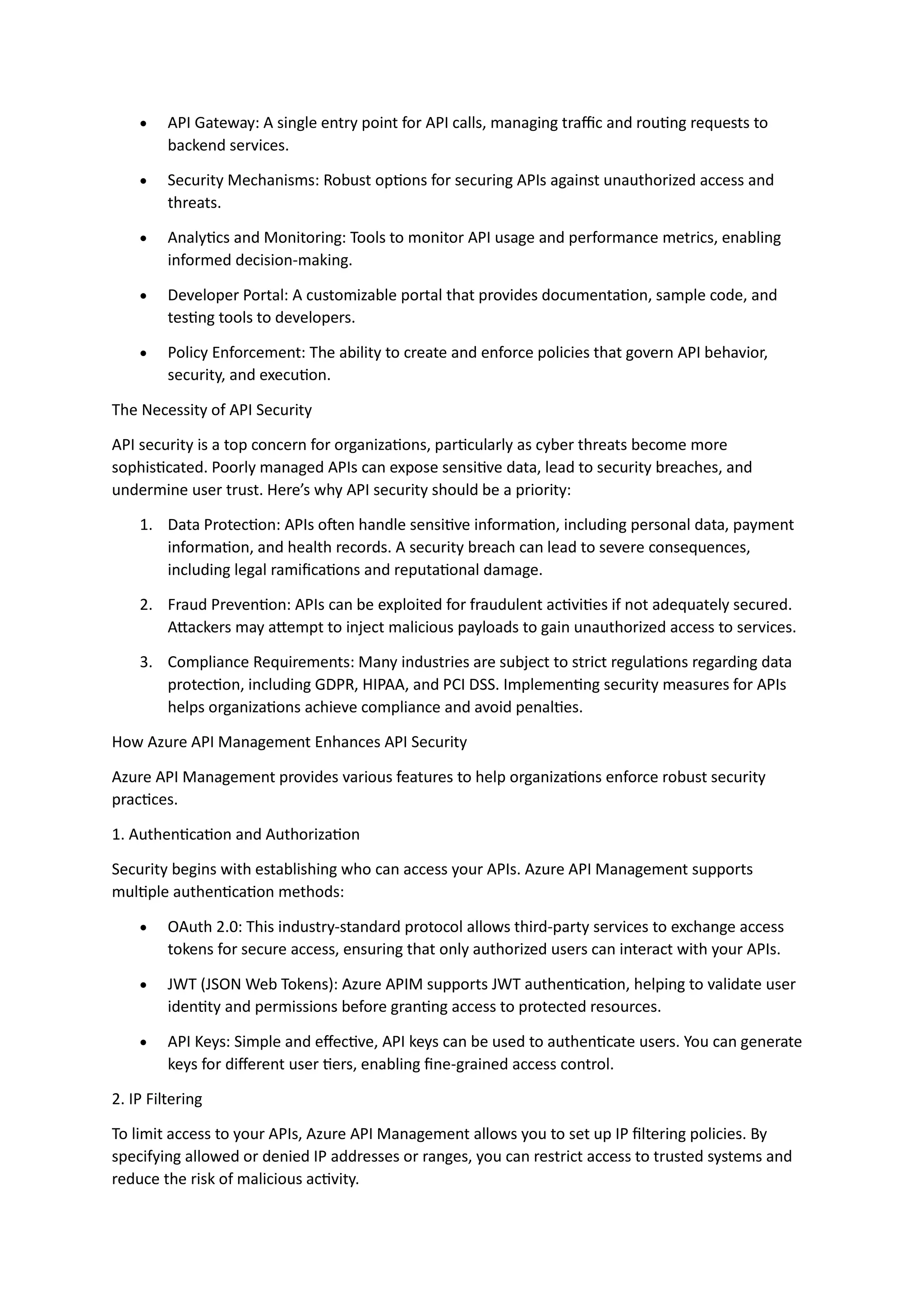 Improve Api Security And Performance With Azure Api Managementpdf