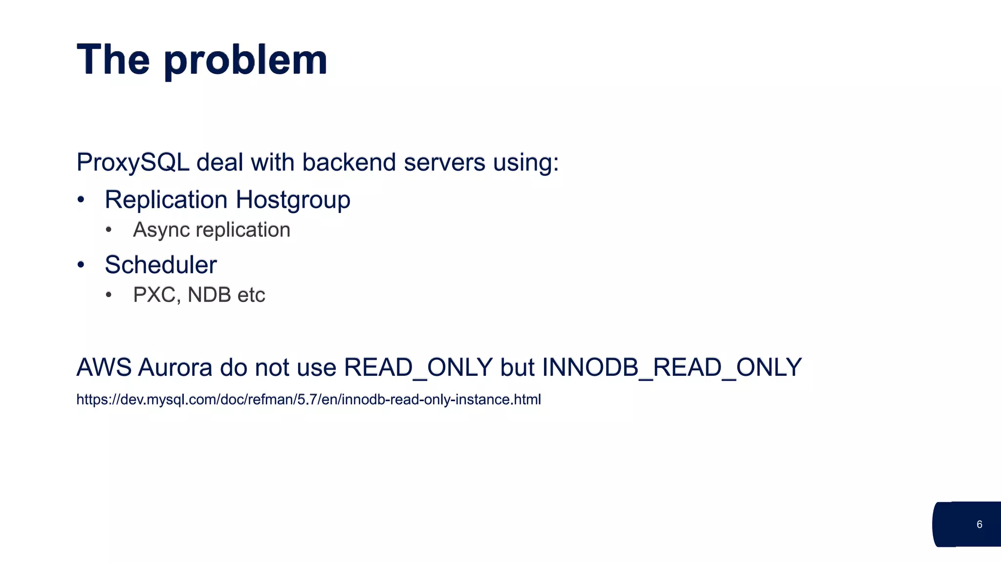 Improve aws withproxysql | PPTX
