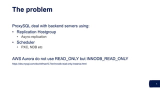 Improve aws withproxysql | PPT