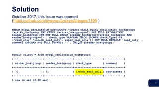 Improve aws withproxysql | PPT